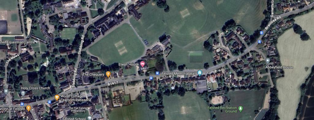 Location - Felsted Memorial Hall